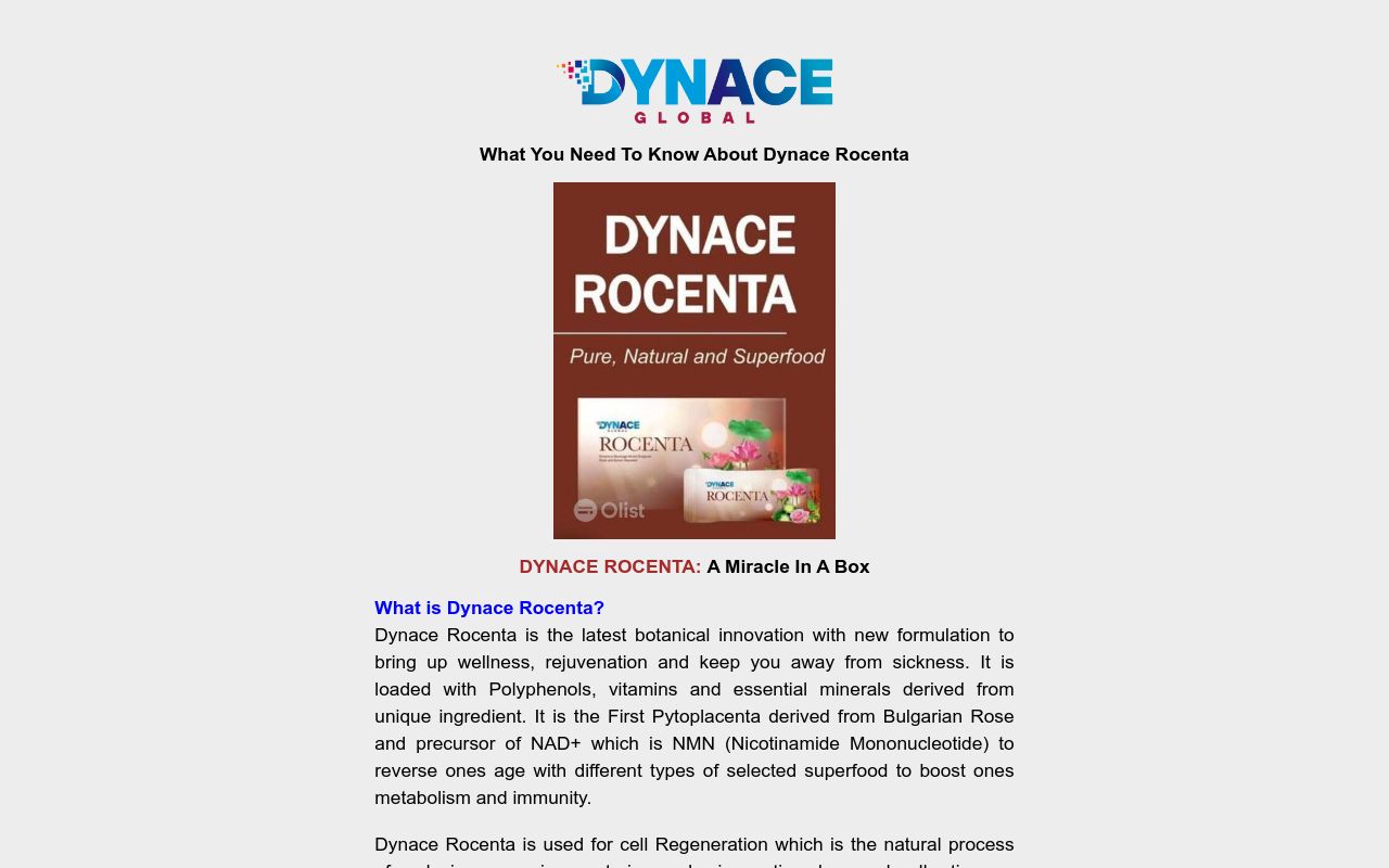 Rocenta Stem cell